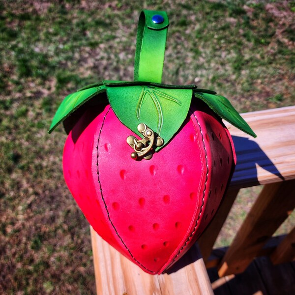 Strawberry Leather Bag Pattern - Etsy