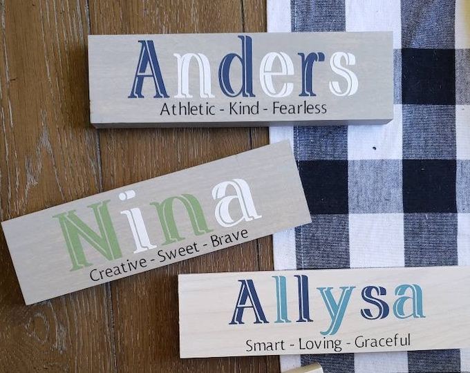Custom Name Plate/ Kids Desk Name Plate/distance Learning/homeschool ...