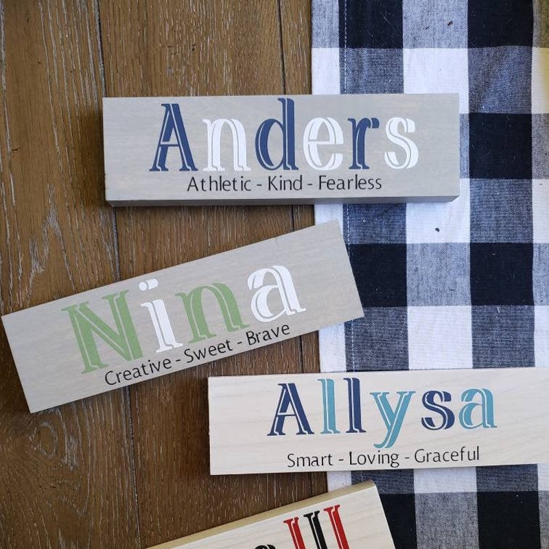 Desk Name Plate - Etsy
