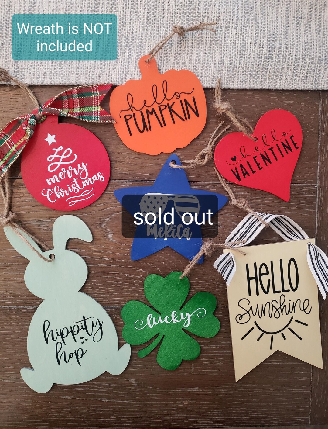 Holiday Interchangeable Door Hangers/interchangeable Hangers/holiday ...
