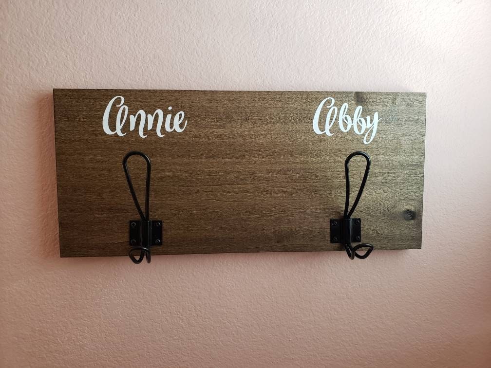 Rustic Wood Hook Rack Farmhouse Hook Rack Rustic Wall | Etsy