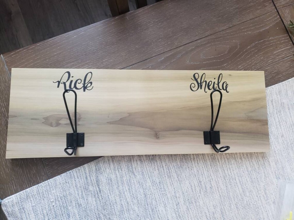 Rustic Wood Hook Rack Farmhouse Hook Rack Rustic Wall - Etsy