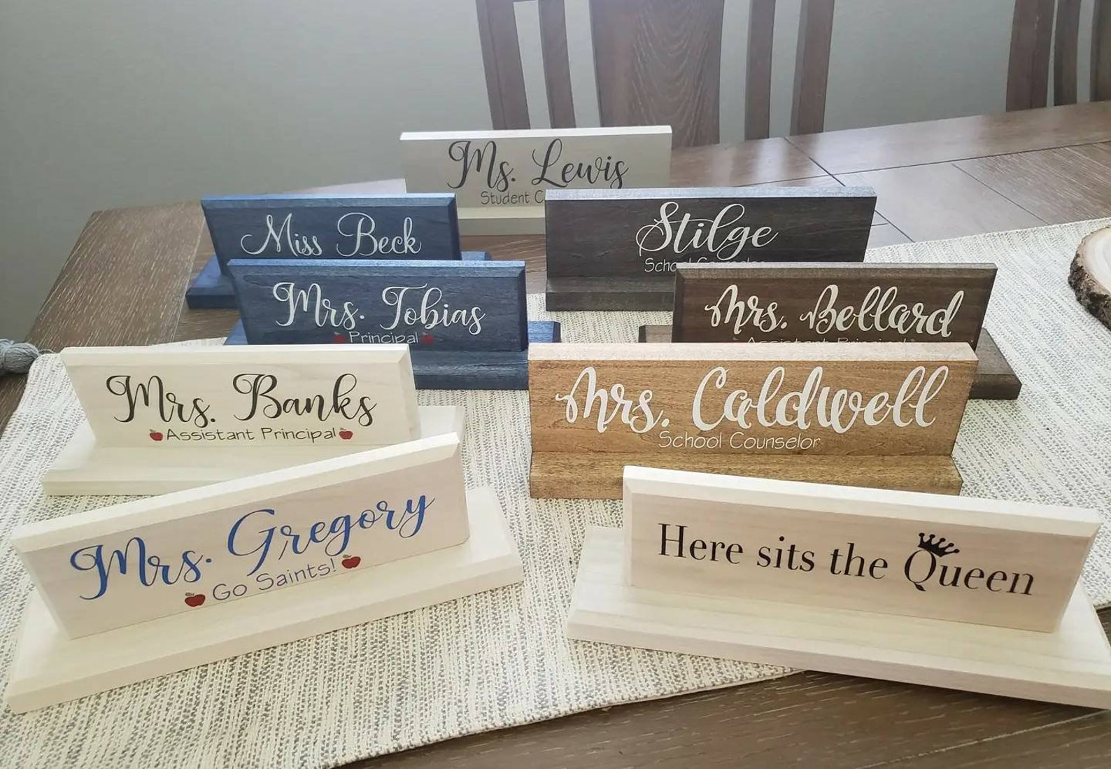 Custom Name Plaque/personalized Name Plate/desk Name | Etsy