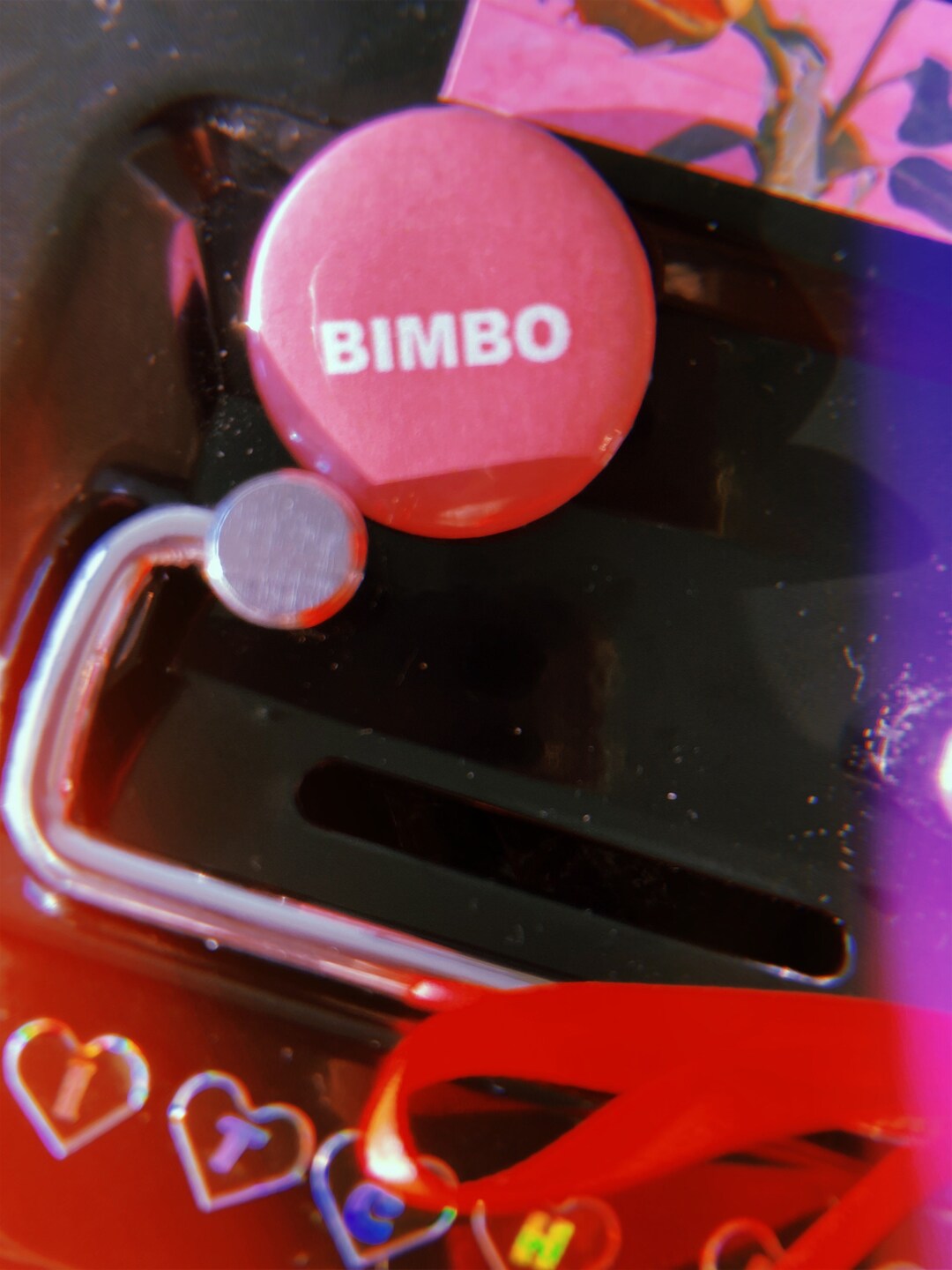 Pink Bimbo Badge - Etsy