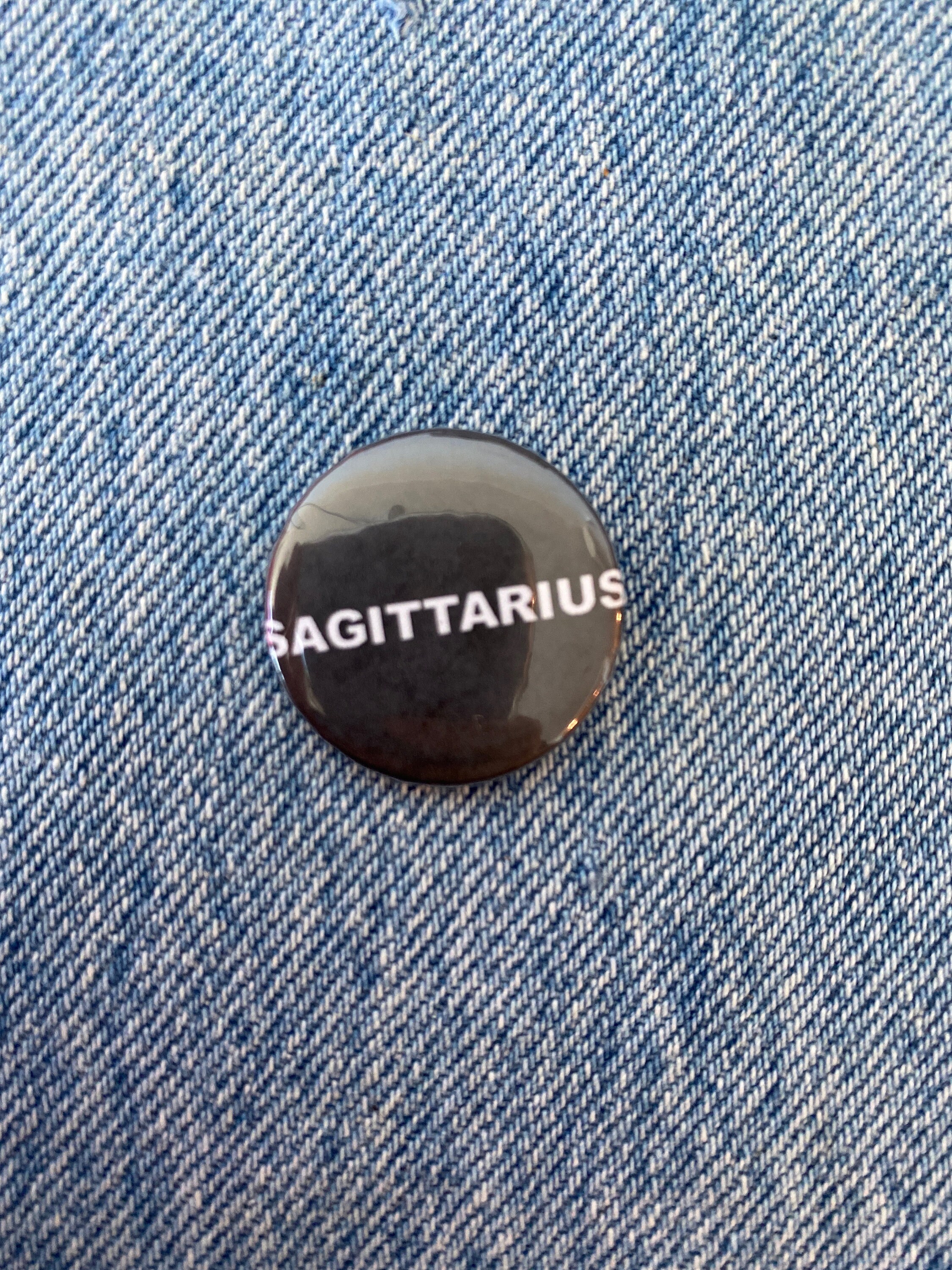 Sagittarius 1 Inch Atrology Zodiac Badge - Etsy