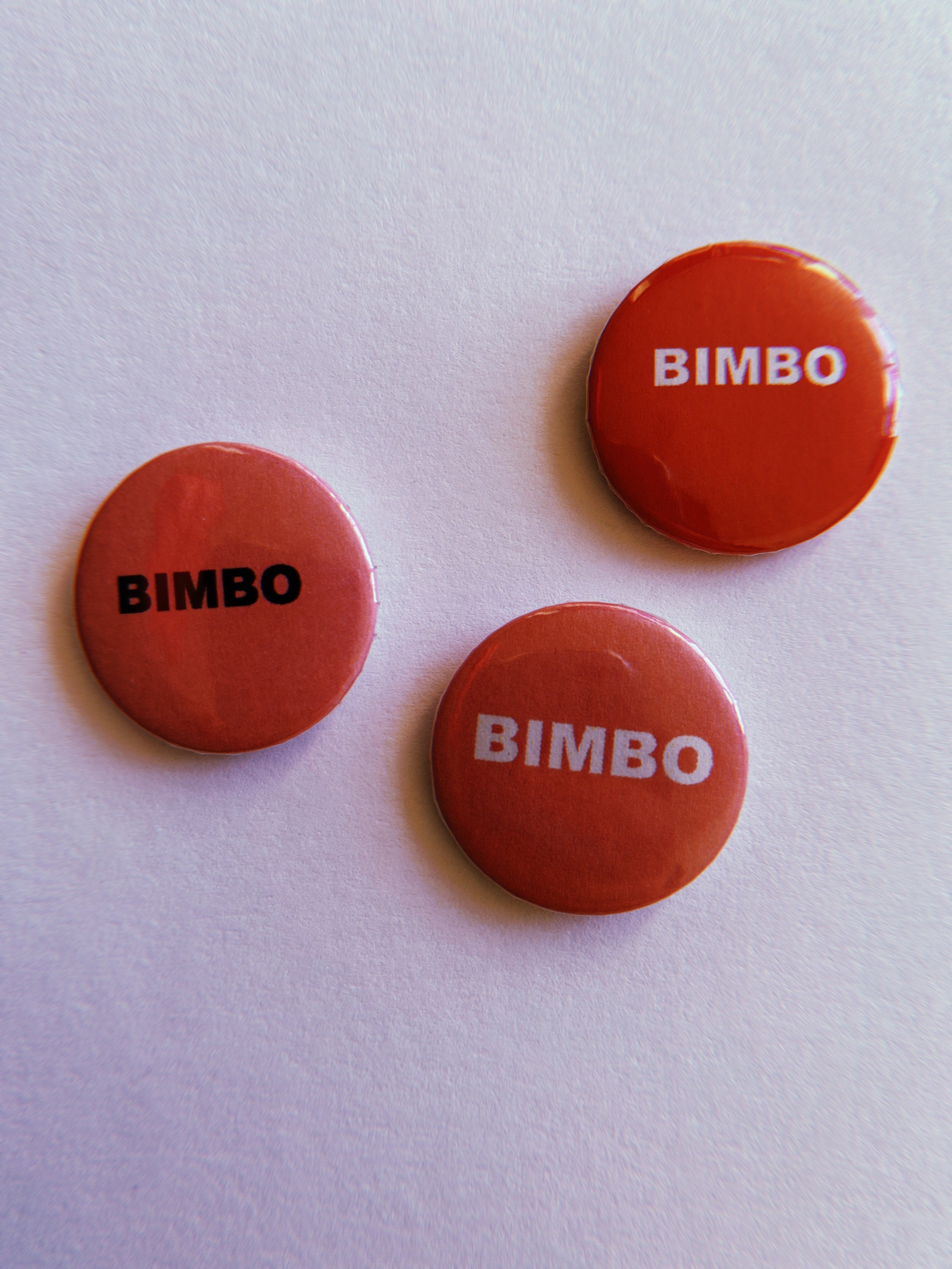 Pink Bimbo Badge - Etsy