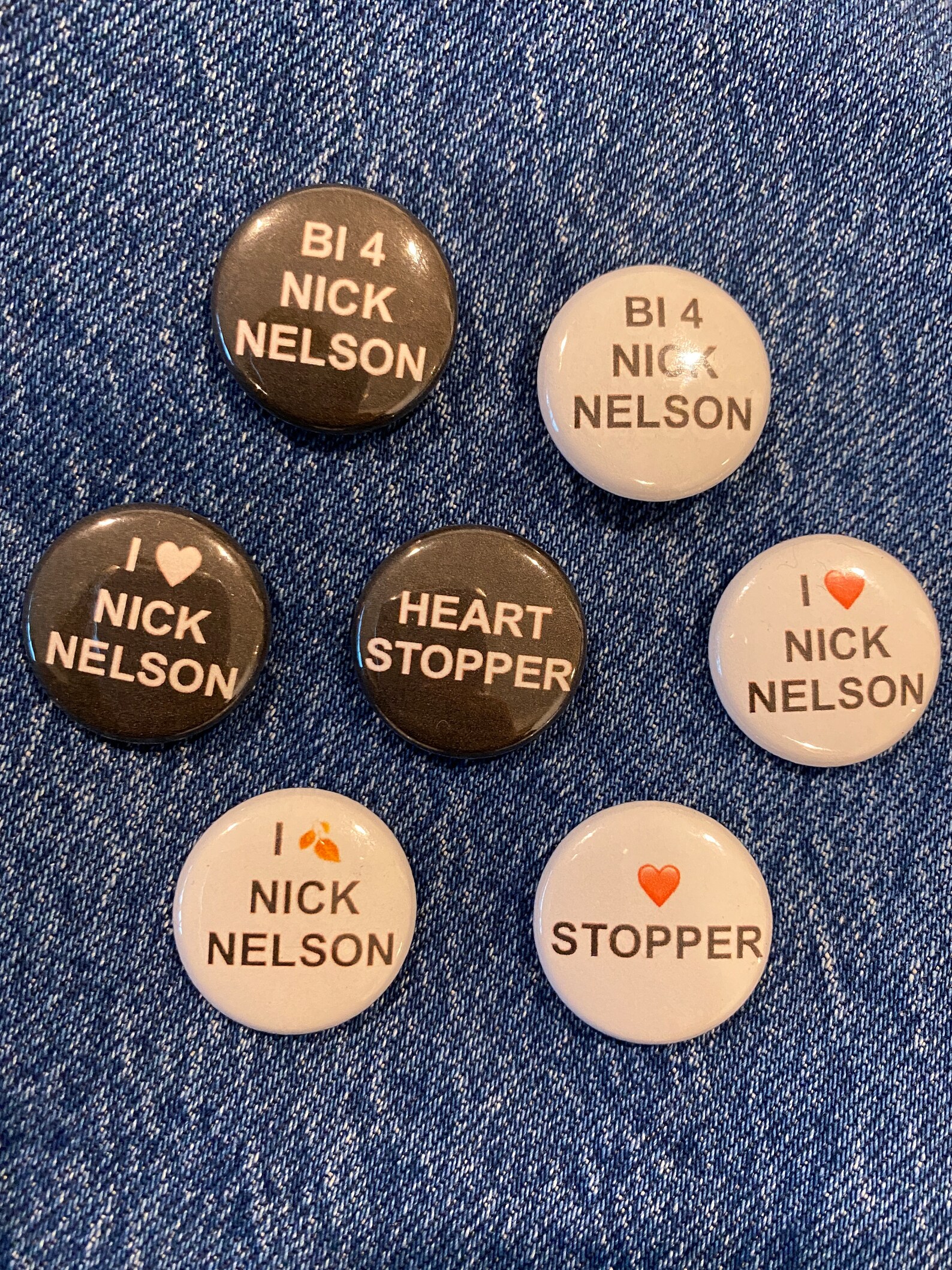 Heart Stopper Nick Nelson Badges Bi - Etsy Canada