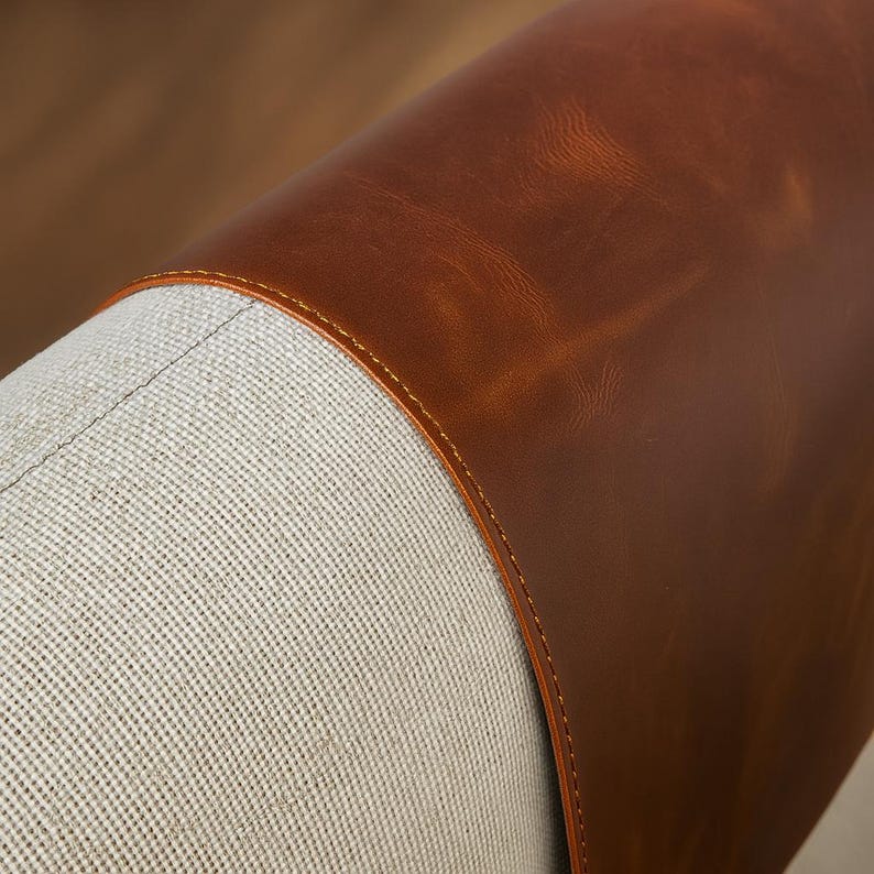 Leather Sofa Armrest and Headrest Cover: Couch Protection Overlay ...