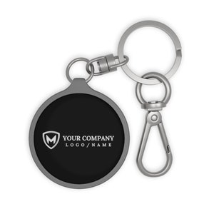 Custom Realtor Closing Gift Company Keyring Tag Personalized Team Logo ...