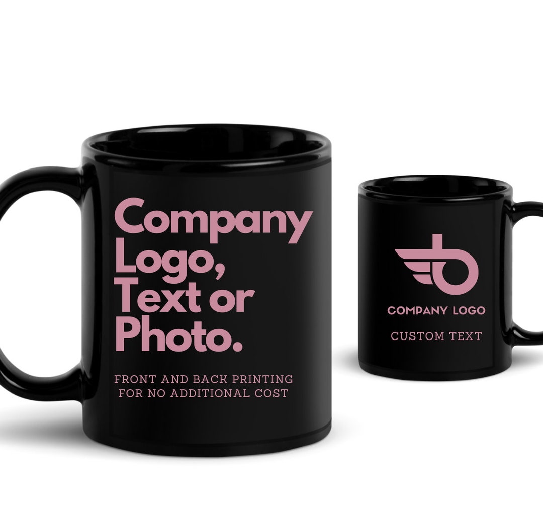 Custom Logo Mug for Company Swag Team Gift Mug Printed Office Mug ...