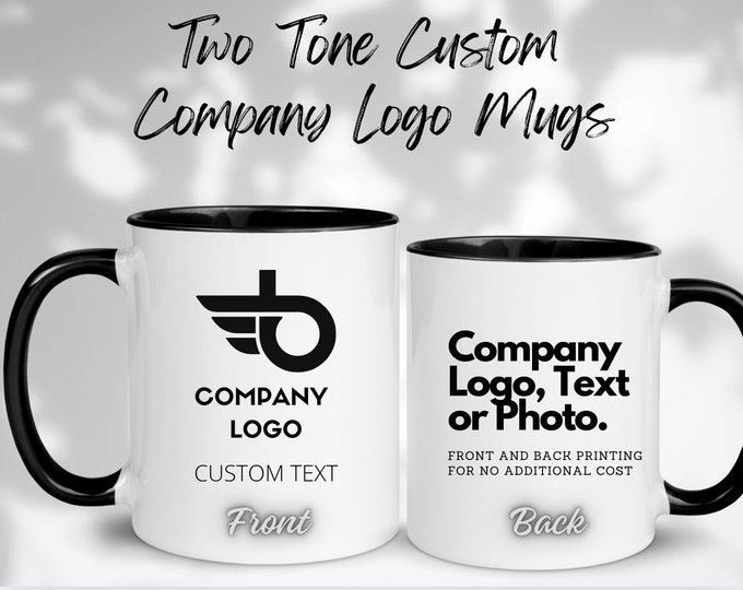 Custom Company Cup Custom Logo Mug Realtor Closing Gift Printed Mug ...
