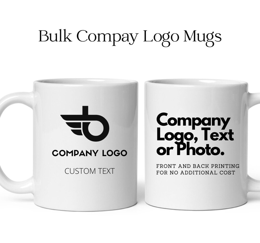 Bulk Gift Custom Mugs With Company Logo Coffee Mugs for Office Coffee ...
