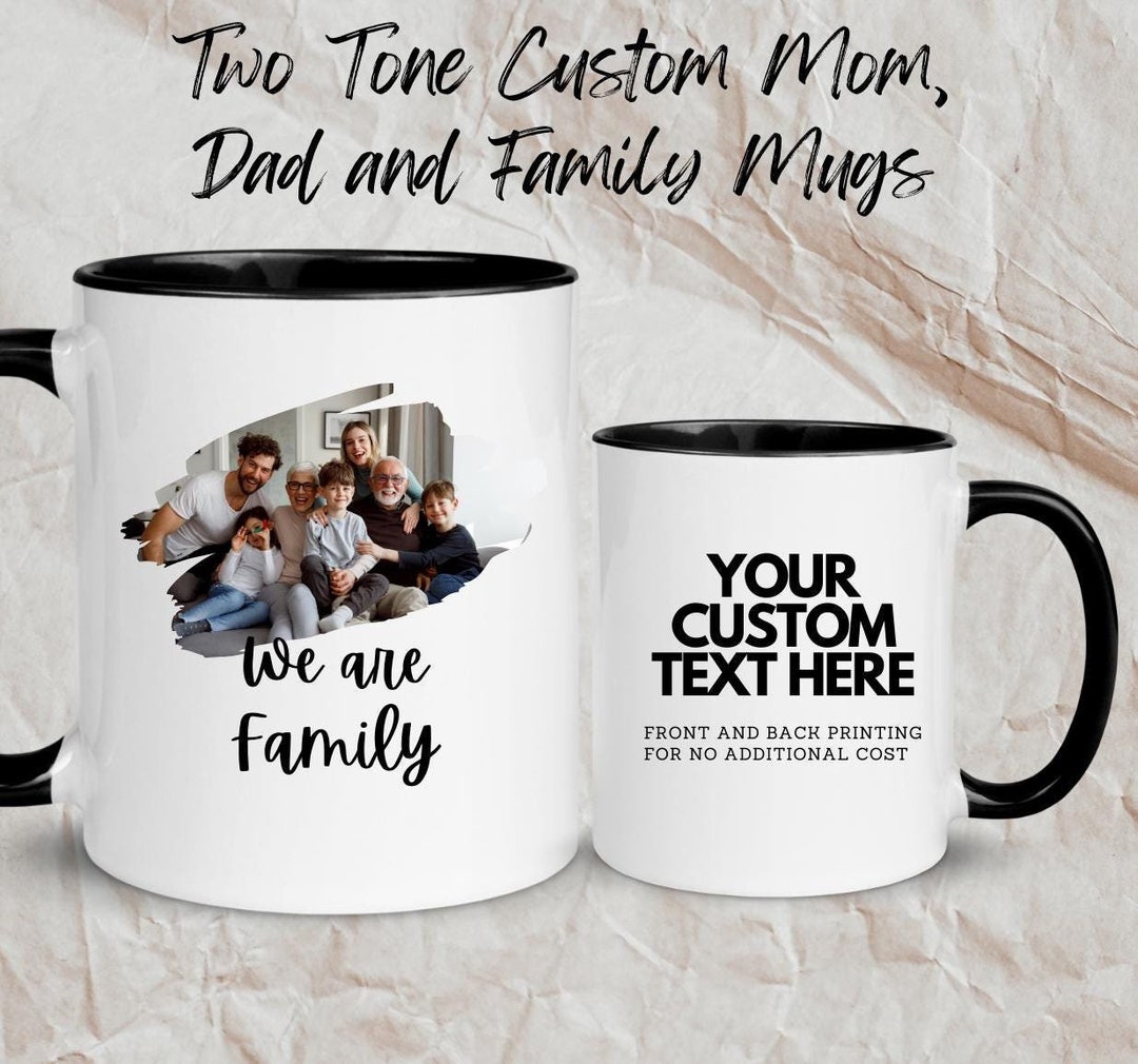 Personalized Photo Coffee Mug Family Ceramic Mug, Anniversary Photo Mug ...
