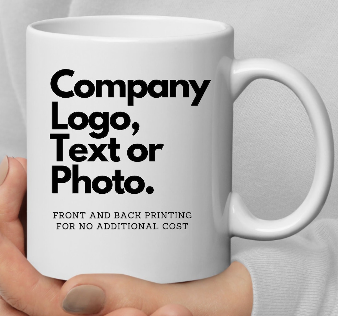 Custom Company Cup Custom Logo Mug Realtor Closing Gift Printed Mug ...