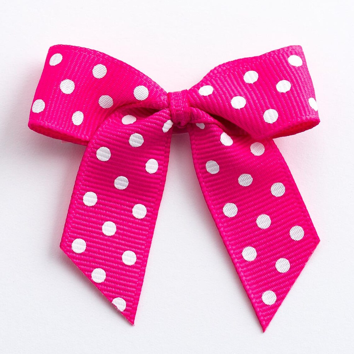 Stick on Grosgrain Ribbon Bow 5cm Polka Dot Self Adhesive - Etsy