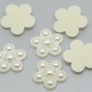 Ivory Pearl Effect Embellishments for Wedding Card Making Craft CHOICE ...