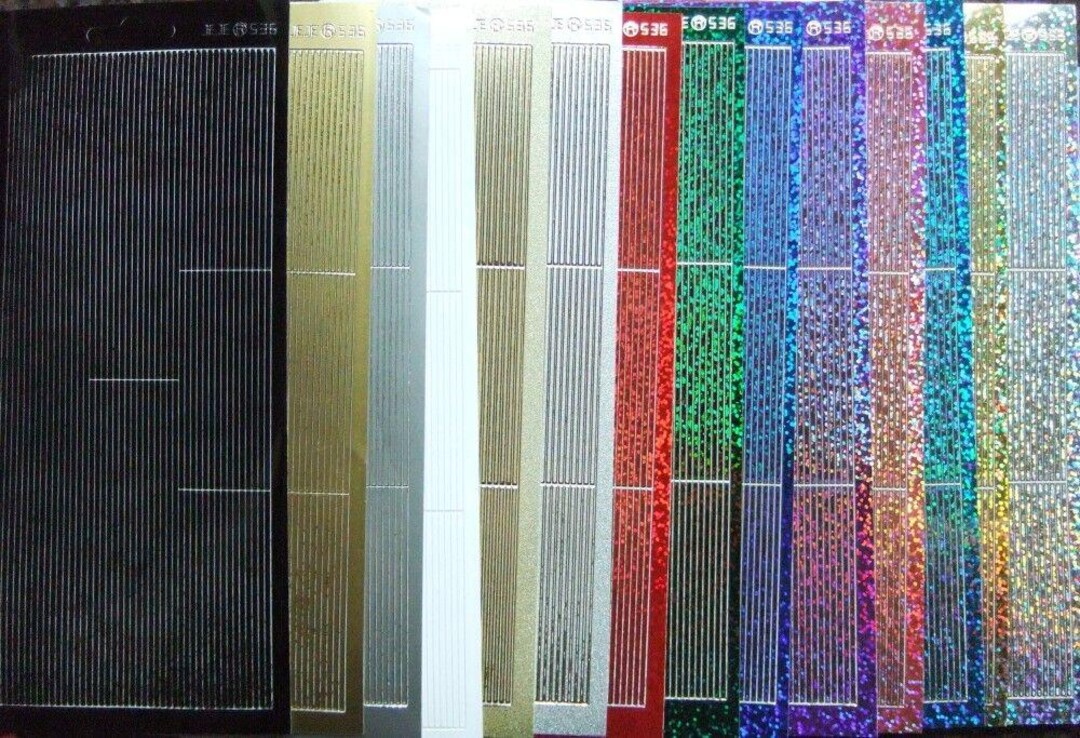 Straight Border Peel off Sticker Sheet for Cardmaking & Scrapbooking ...