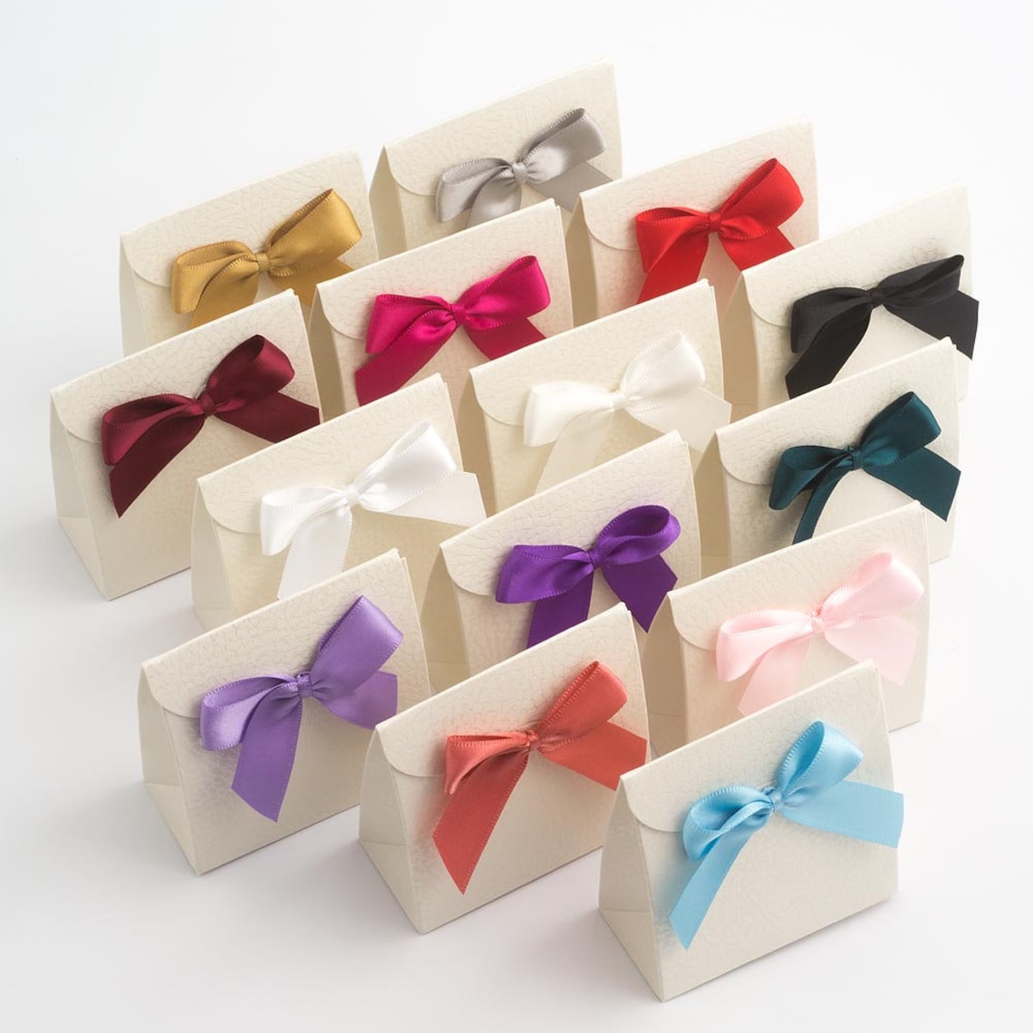 Satin Ribbon Bows 5cm Wide Stick on Self Adhesive Pre-tied - Etsy