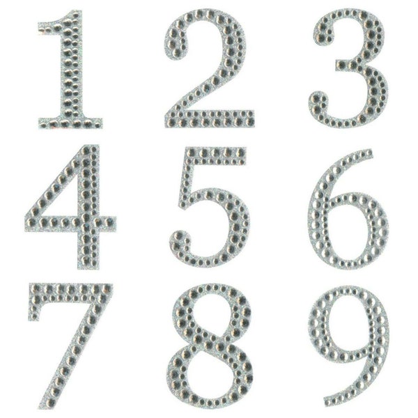 Large Gold Number Stickers - Etsy UK