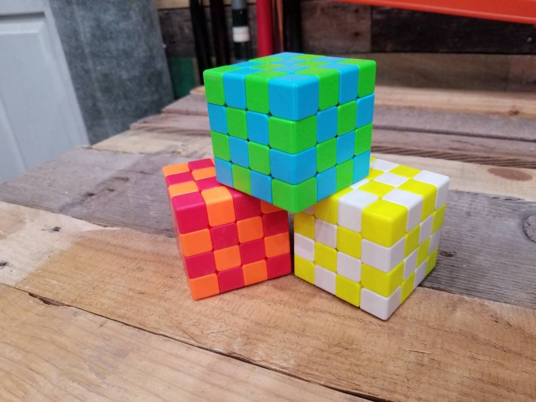 Checkered Rubiks Cube - Etsy