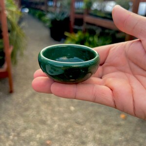 Ice Glazed Ceramic Mini Pots for Air Plants / Succulents / Cacti / Moss ...