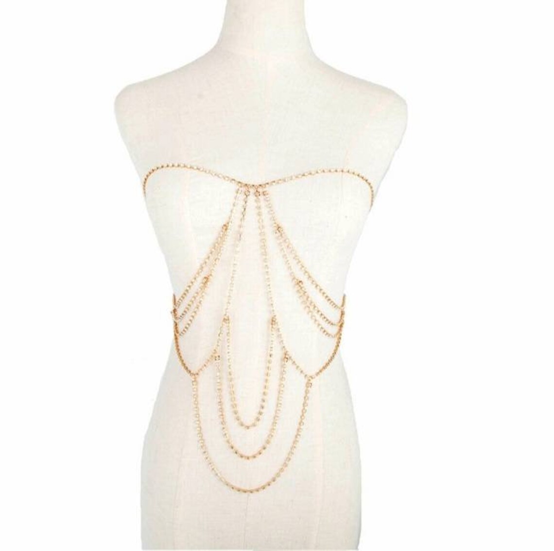 Sexy Crystal Rhinestone Body Chain Festival Body Chain - Etsy