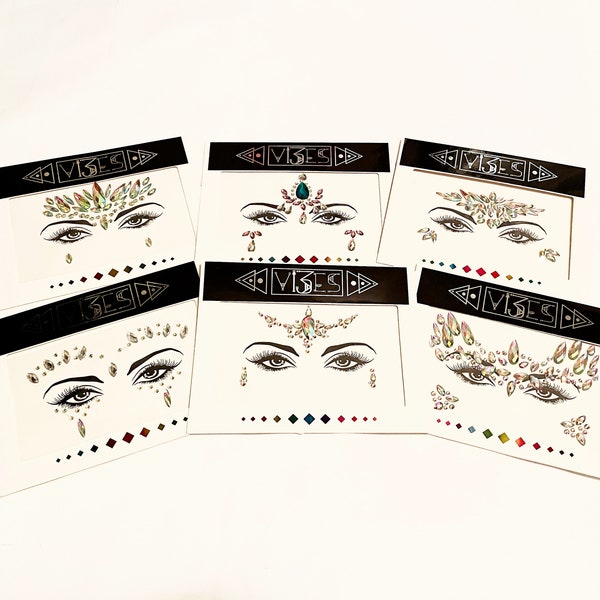 Face Jewels - Etsy