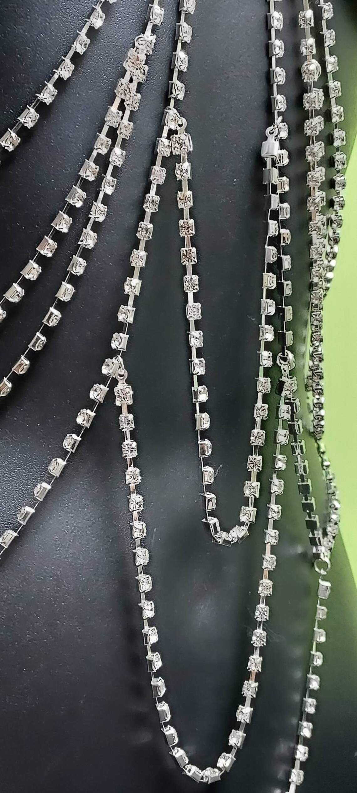 Sexy Crystal Rhinestone Body Chain Festival Body Chain - Etsy