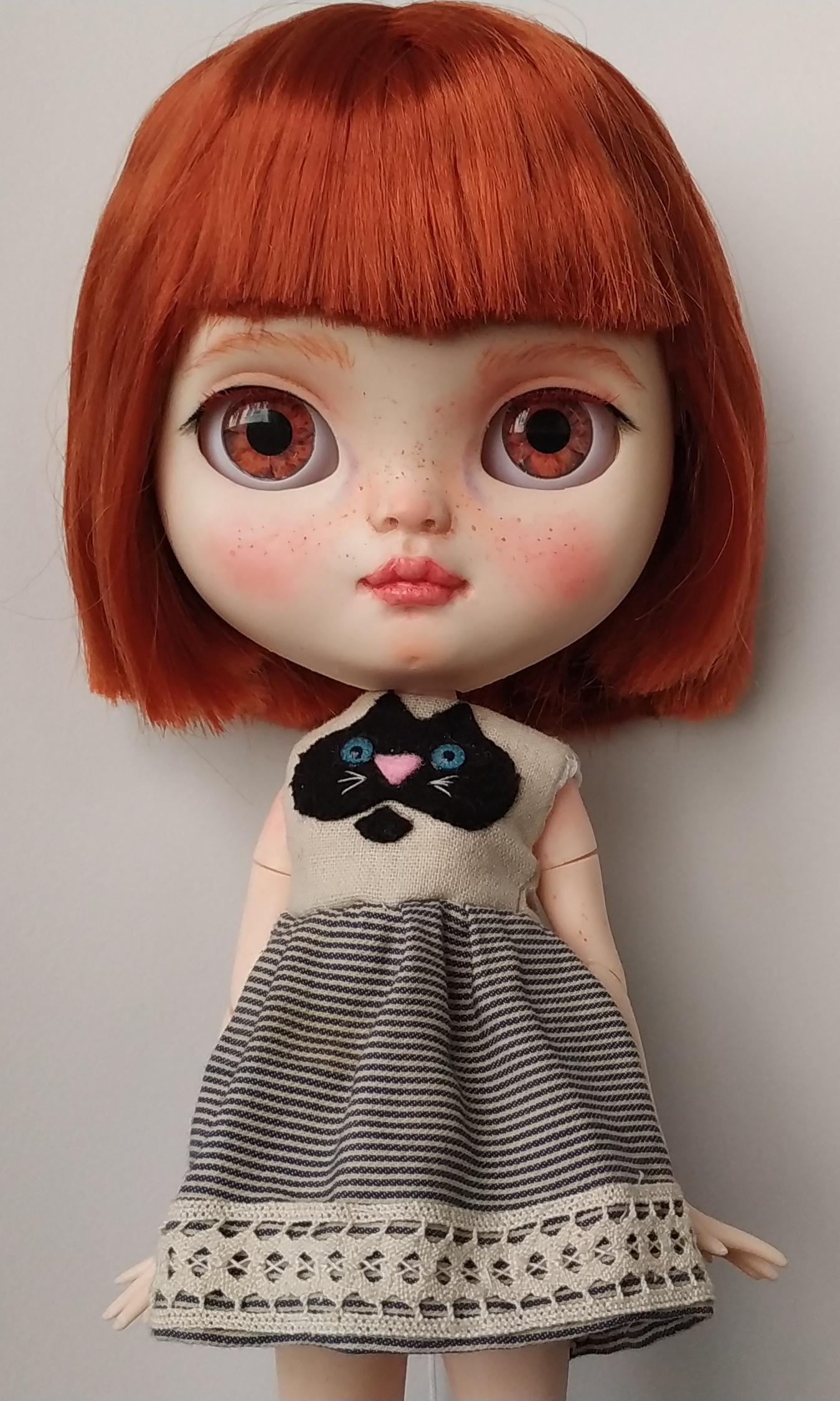 Icy Doll, the Cousin of Blythe. Red Haired, Pretty Girl, Fair Skin - Etsy