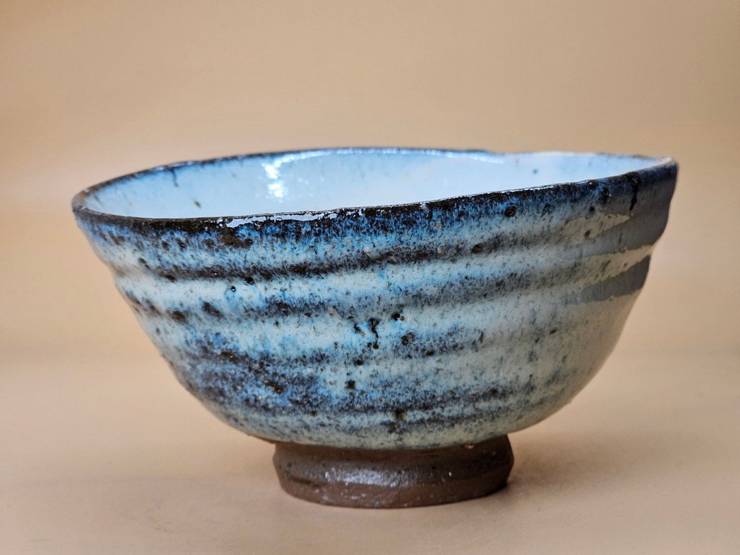 Handmade Wood-fired Korean Rice Straw Ash Glaze Hoeryong Tea Bowl, Cha ...