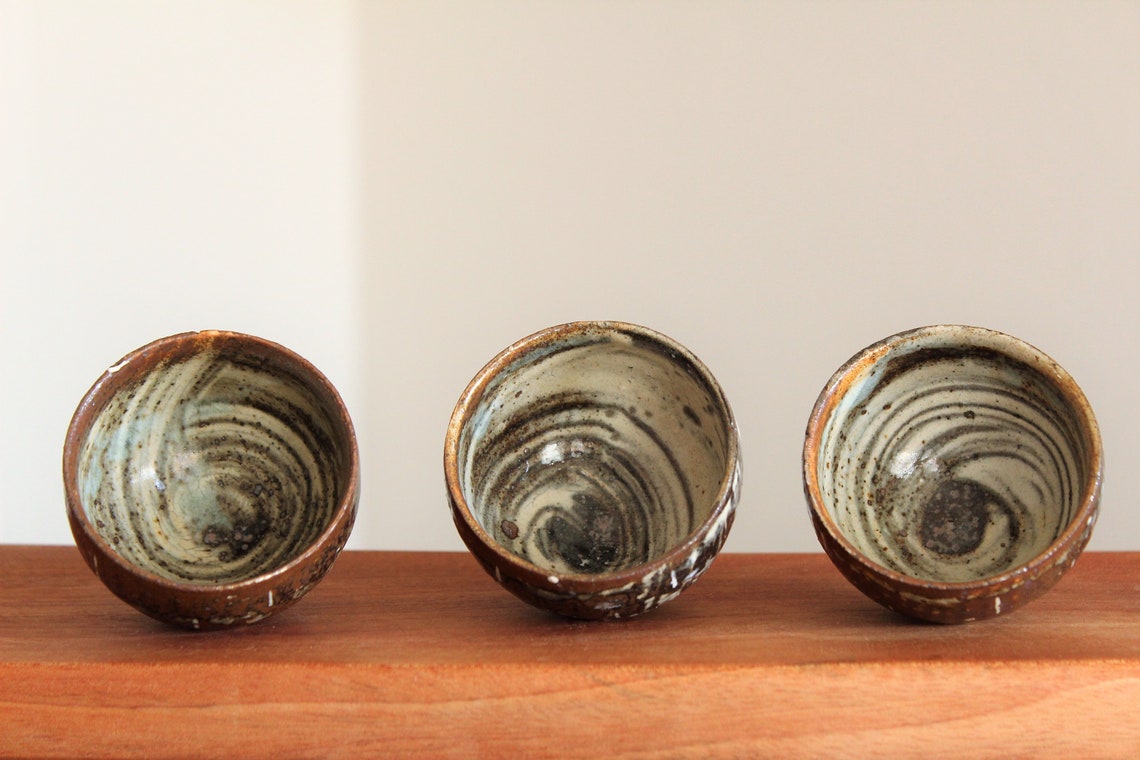 Handmade Korean Buncheong Tea Cup: Charcoal-fired Gwiyal Hakeme - Etsy