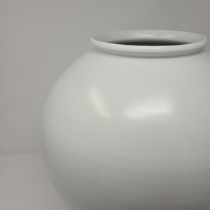 Handmade Korean Baekja White Porcelain Moon Jar: Matte Glaze Pottery - Etsy