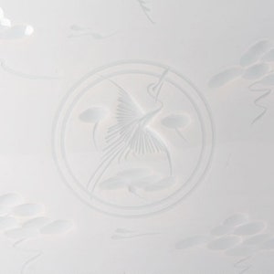 Handmade Korean Baekja Porcelain Moon Jar With Engraved Cranes & Clouds - Etsy