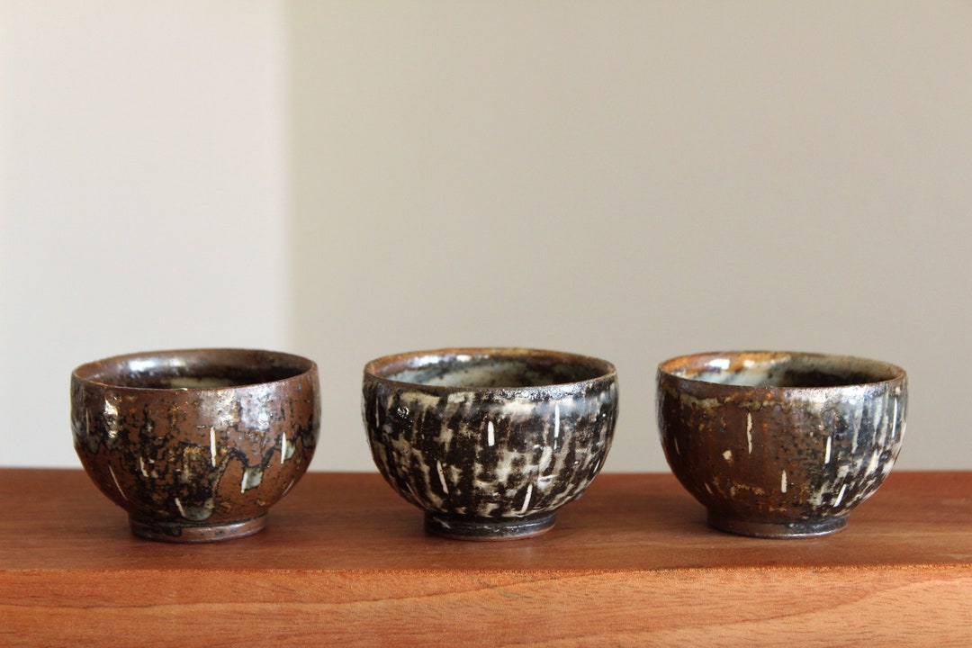 Handmade Korean Buncheong Tea Cup: Charcoal-fired Gwiyal Hakeme - Etsy