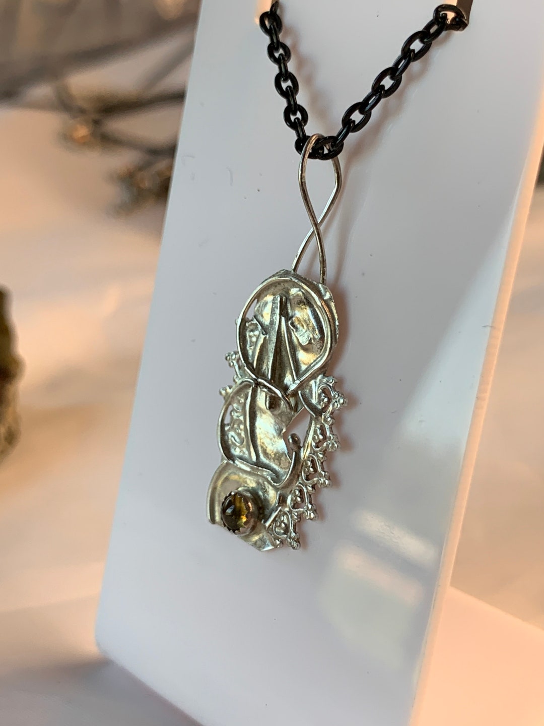 Geometric Symbol Sterling Silver Necklace Pendant Jewelry Minimalist ...