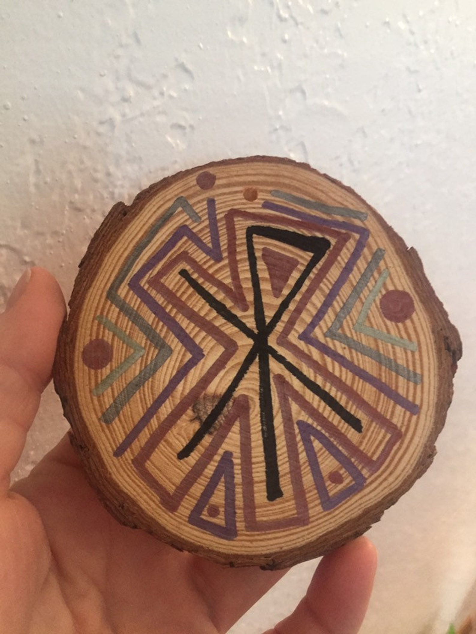 Live attraction sigil symbol magical charm wall hanging Viking | Etsy