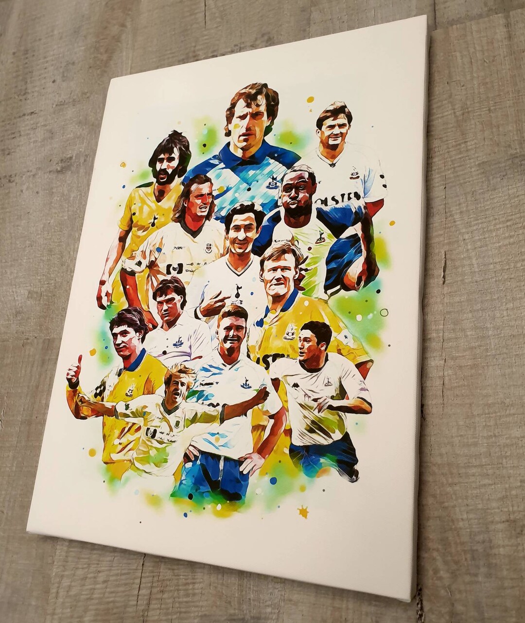 Tottenham Hotspur Legends artistic Canvas Design, éperons toile, Spurs ...