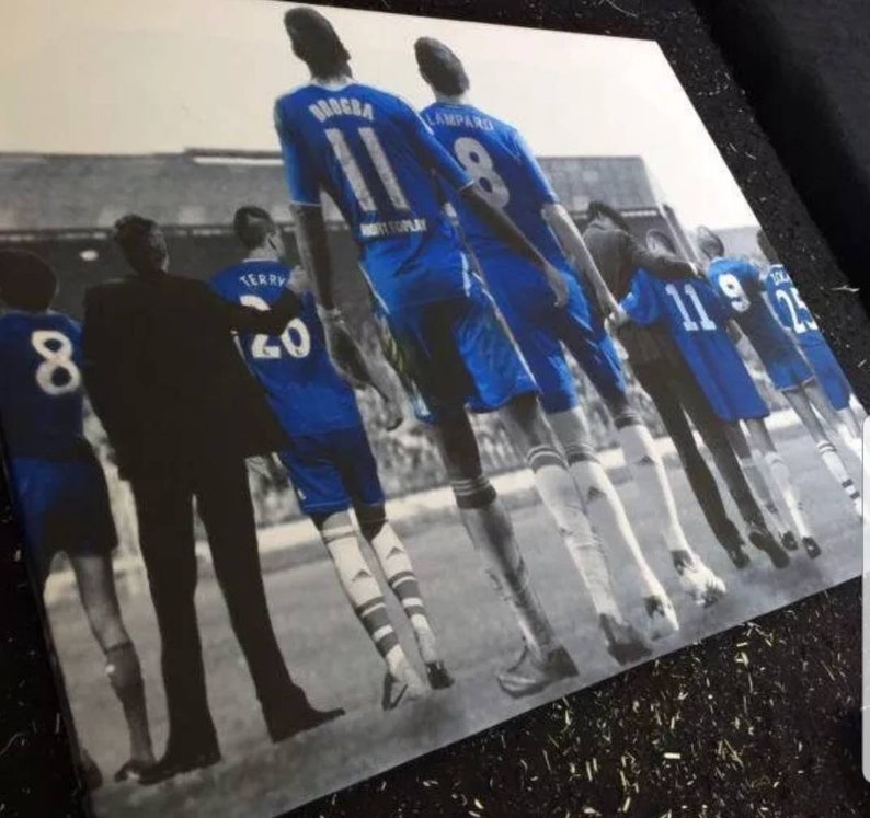 Chelsea FC Legends Canvas Design | Etsy