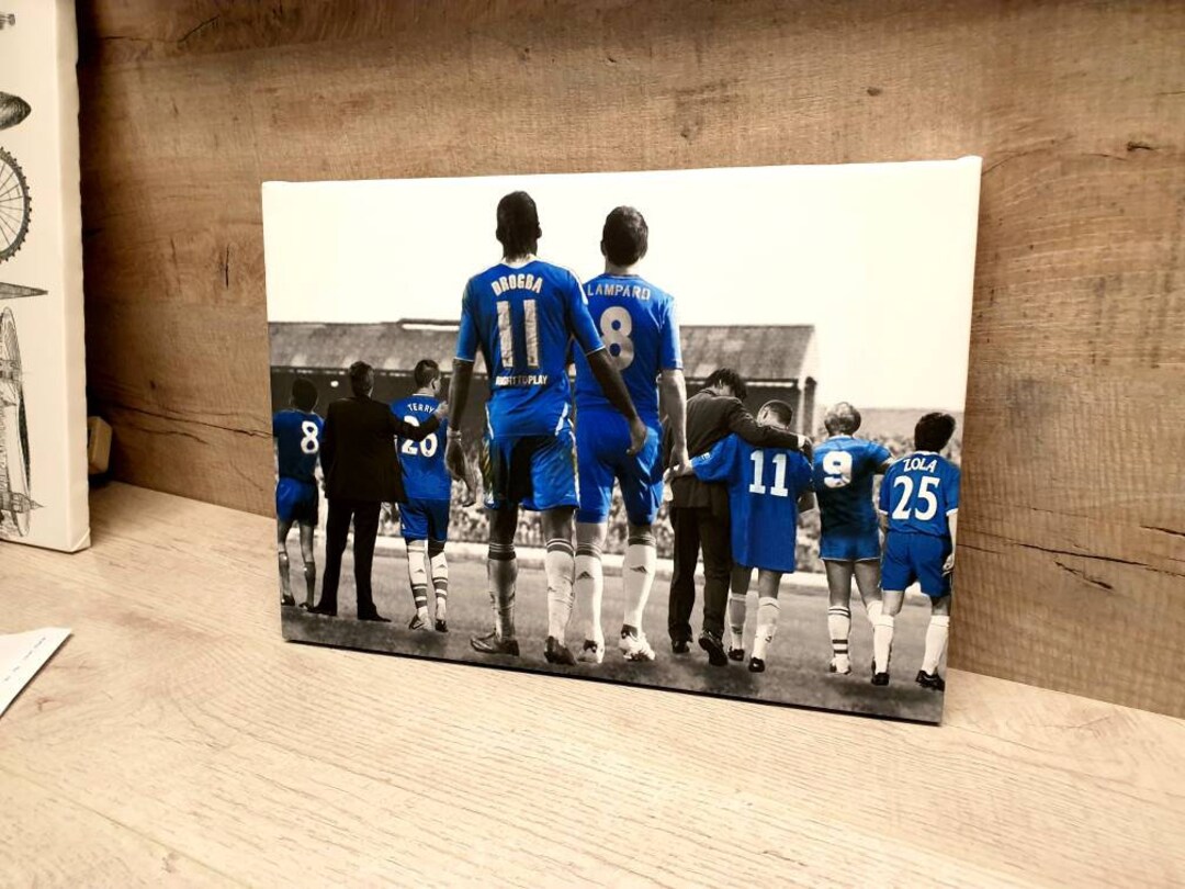Chelsea FC Legends Canvas Design - Etsy