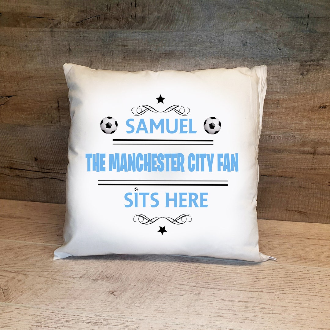 Personalised Manchester City Cushion. Personalised With Any Name ...