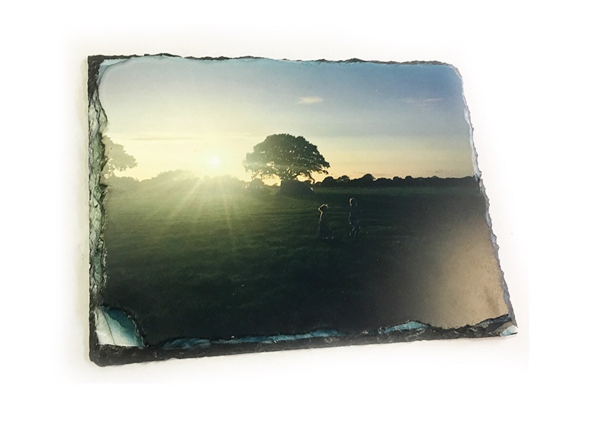 Photo Rock Slate Personalised Custom Printing Any Picture. Square ...