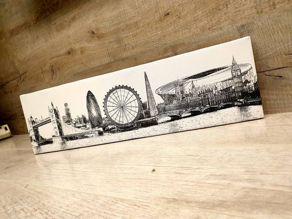 London Skyline Sketch Canvas Design Tottenham Hotspur Version - Etsy UK