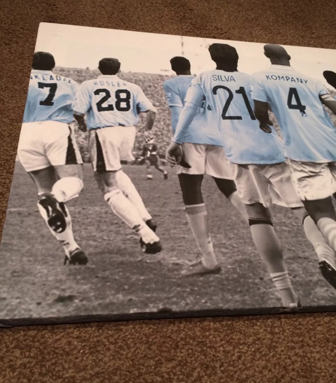 Manchester City Legends Canvas Design - Etsy UK