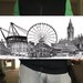 Manchester MCFC Skyline Canvas Sketch Manchester City Version - Etsy