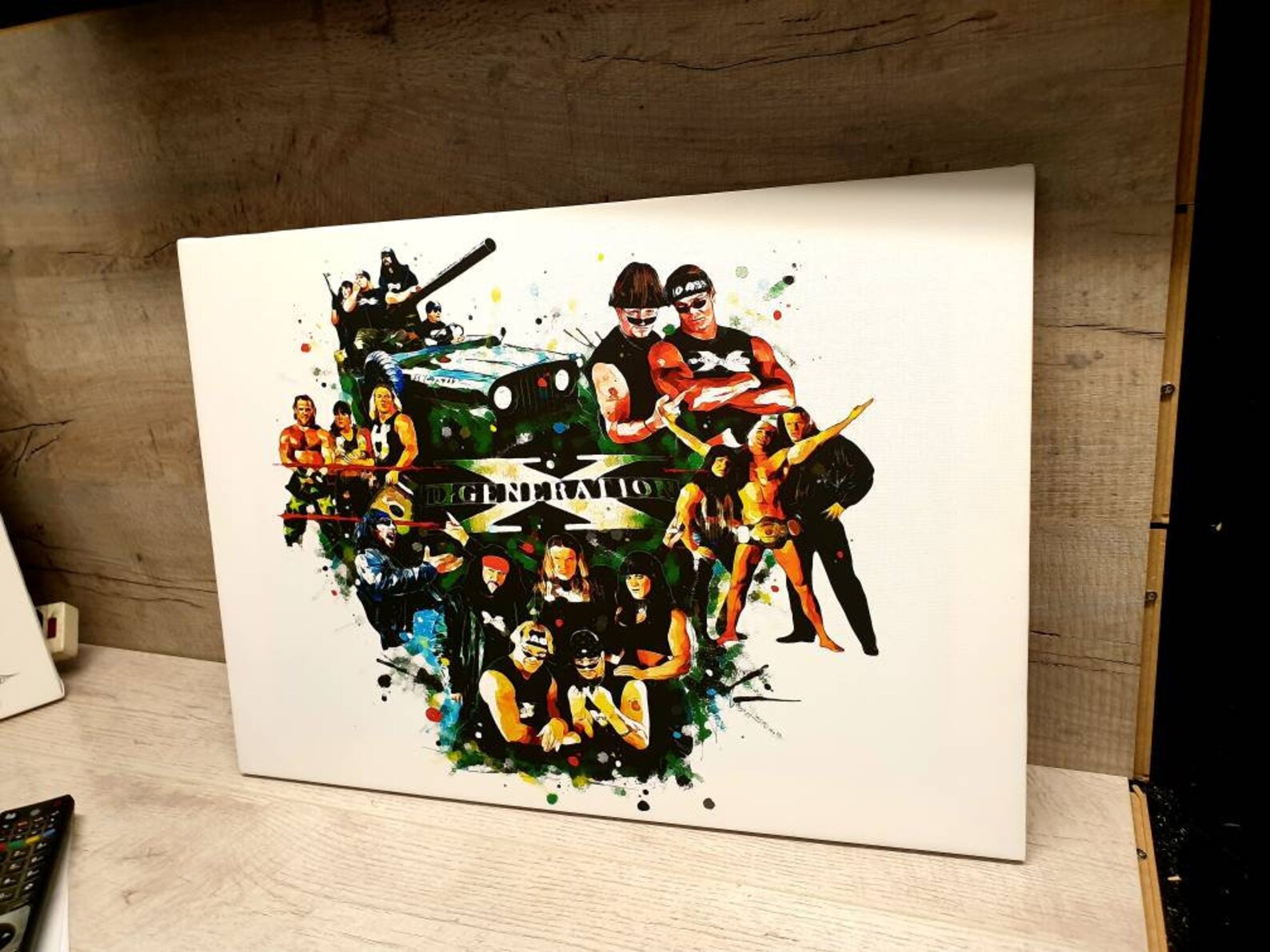 WWE / WWF Dx De Generation X Retro Canvas Design Triple H - Etsy