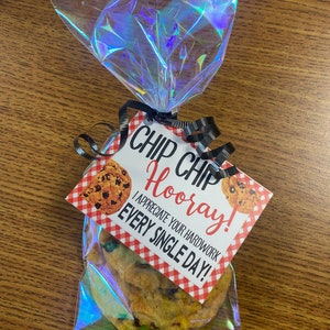 Chip Chip Hooray Appreciation Tag Teacher Tag Staff - Etsy