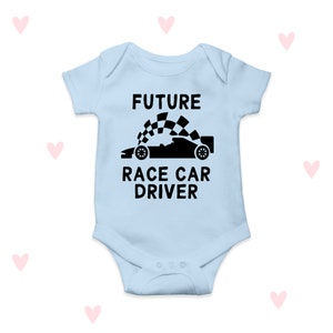 Race Car Baby Grow Future Racer Outfit Baby Boys Girls Gifts - Etsy
