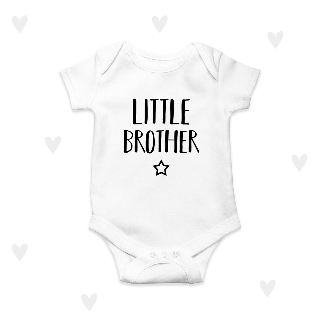 Little Brother Baby Grow Newborn Personalised Baby Boy - Etsy