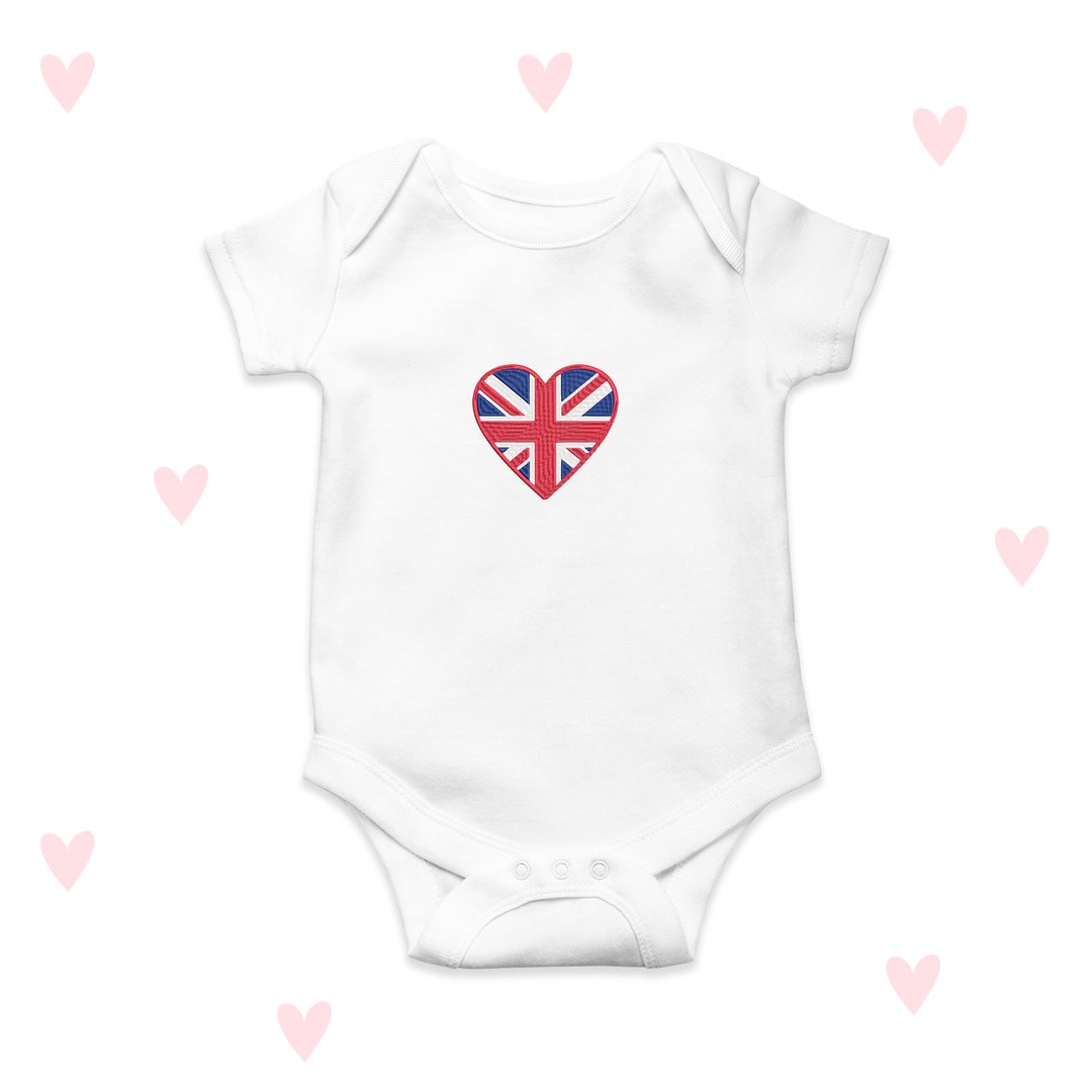 Union Jack Baby Bodysuit Baby Grow Coronation King Queen - Etsy
