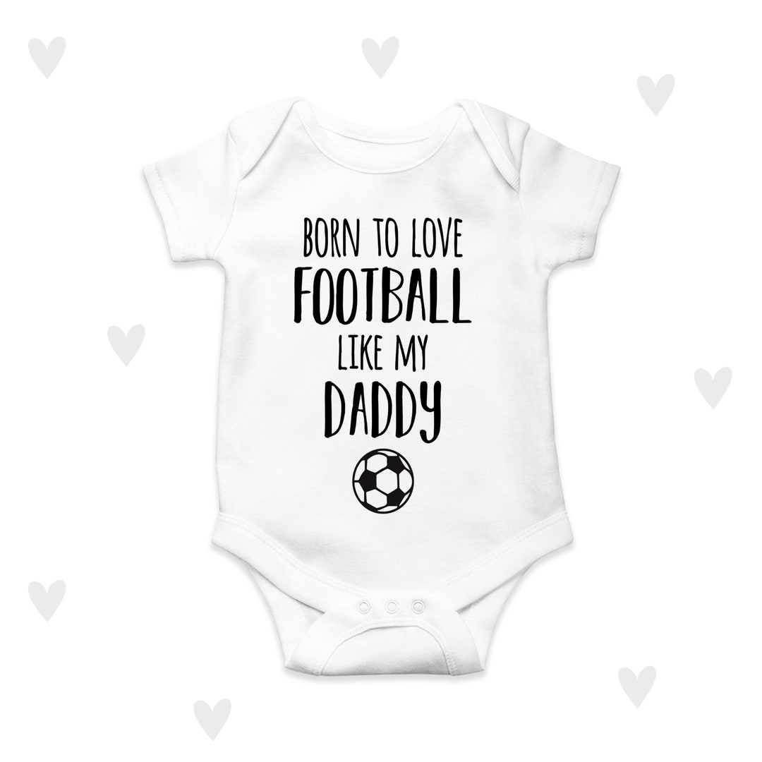 Football Baby Grow Daddy Personalised Newborn Gifts - Etsy